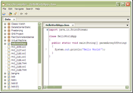 DetailsCenter: Decompiling Java Class Files